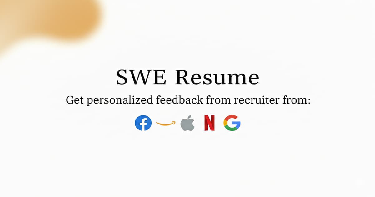 Jake's Resume Template - Free PDF Download & LaTeX Code | SWE Resume